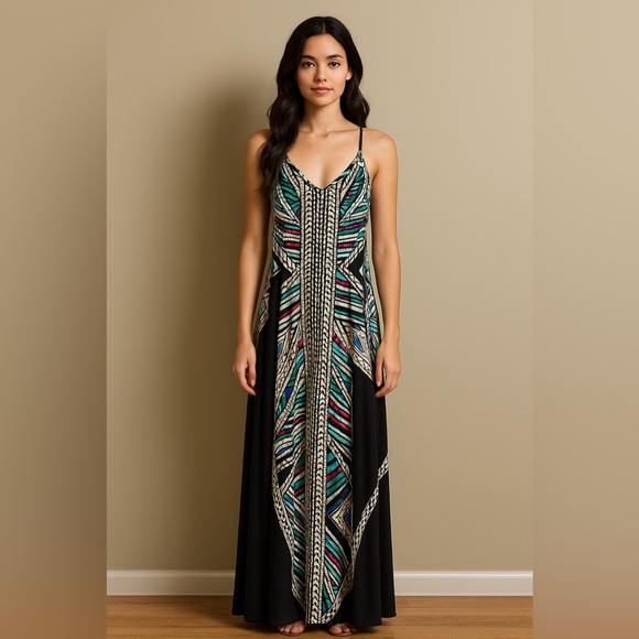 Mossimo Supply Co. | Dresses | Mossimo Supply Co Black And Blue Bold ...